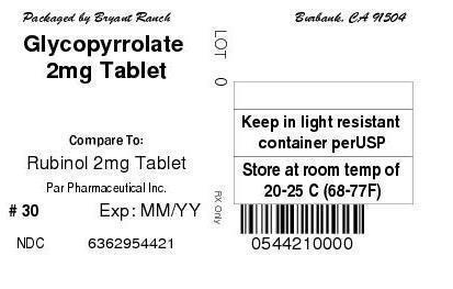 Glycopyrrolate by Bryant Ranch Prepack GLYCOPYRROLATE tablet