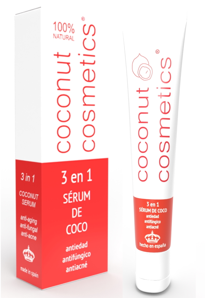 Coconut Cosmetics 3-in-1 Serum, Anti-Aging facial oil, Anti-Acne, Anti ...