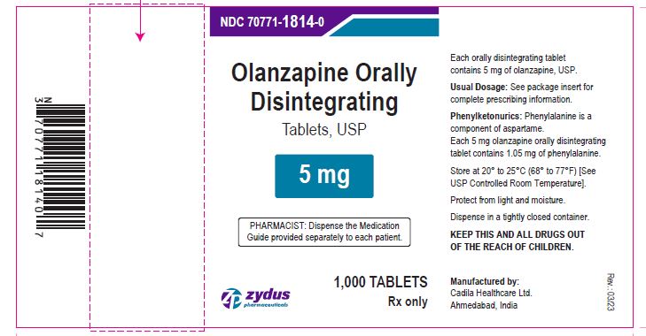 Olanzapine Orally Disintegrating Tablets