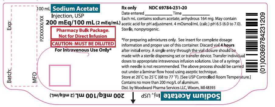 SODIUM ACETATE injection, solution, concentrate