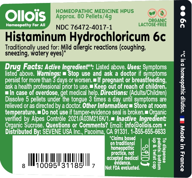 Sevene USA (as PLD) - HISTAMINUM HYDROCHLORICUM 6C ( 76472-4017 )
