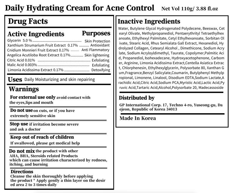 REFRESH NATURE CREAM- citric acid, glycerin cream