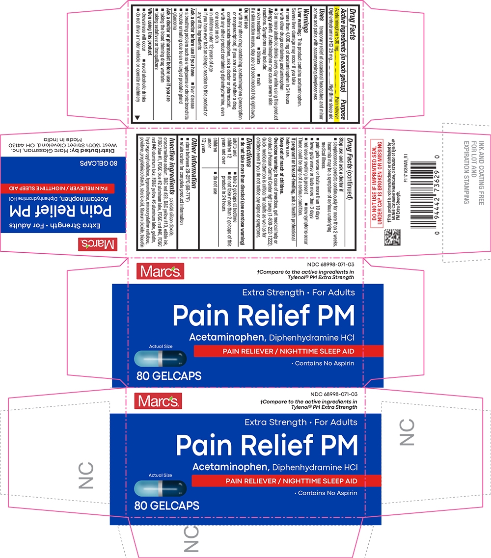 PAIN RELIEF PM EXTRA STRENGTH- acetaminophen and diphenhydramine ...