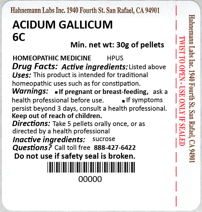 Acidum Gallicum by Hahnemann Laboratories, INC. ACIDUM GALLICUM pellet