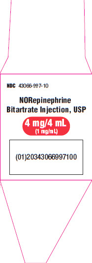 NOREPINEPHRINE BITARTRATE injection