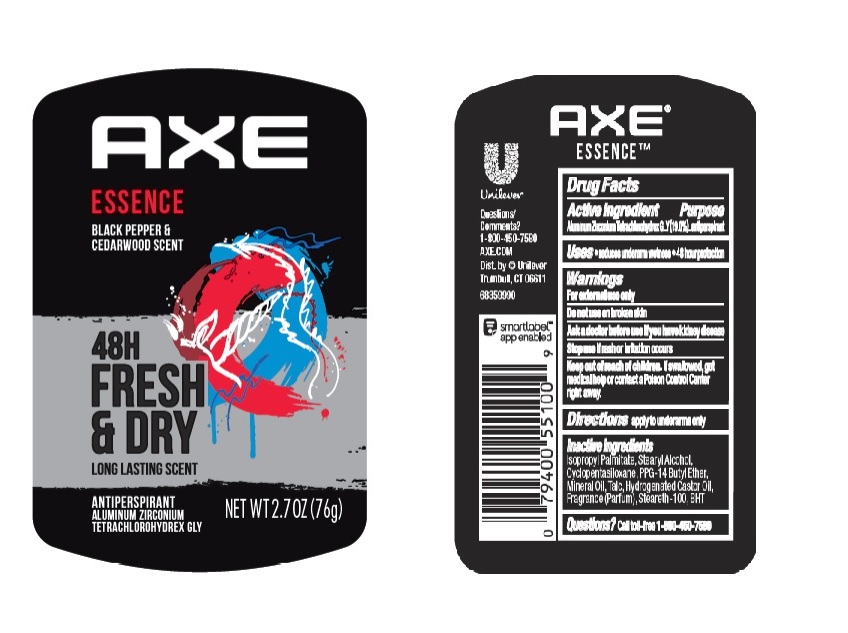 AXE- essence 48h fresh and dry antiperspirant stick