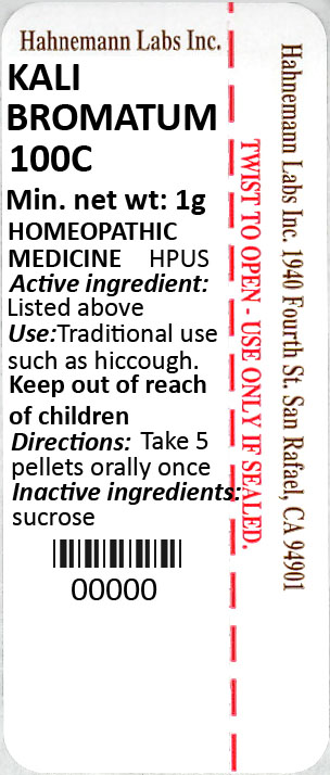 Kali Bromatum by Hahnemann Laboratories, INC. KALI BROMATUM pellet