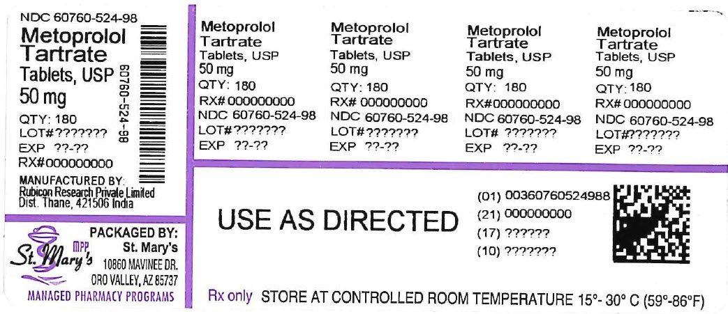 METOPROLOL TARTRATE tablet, film coated