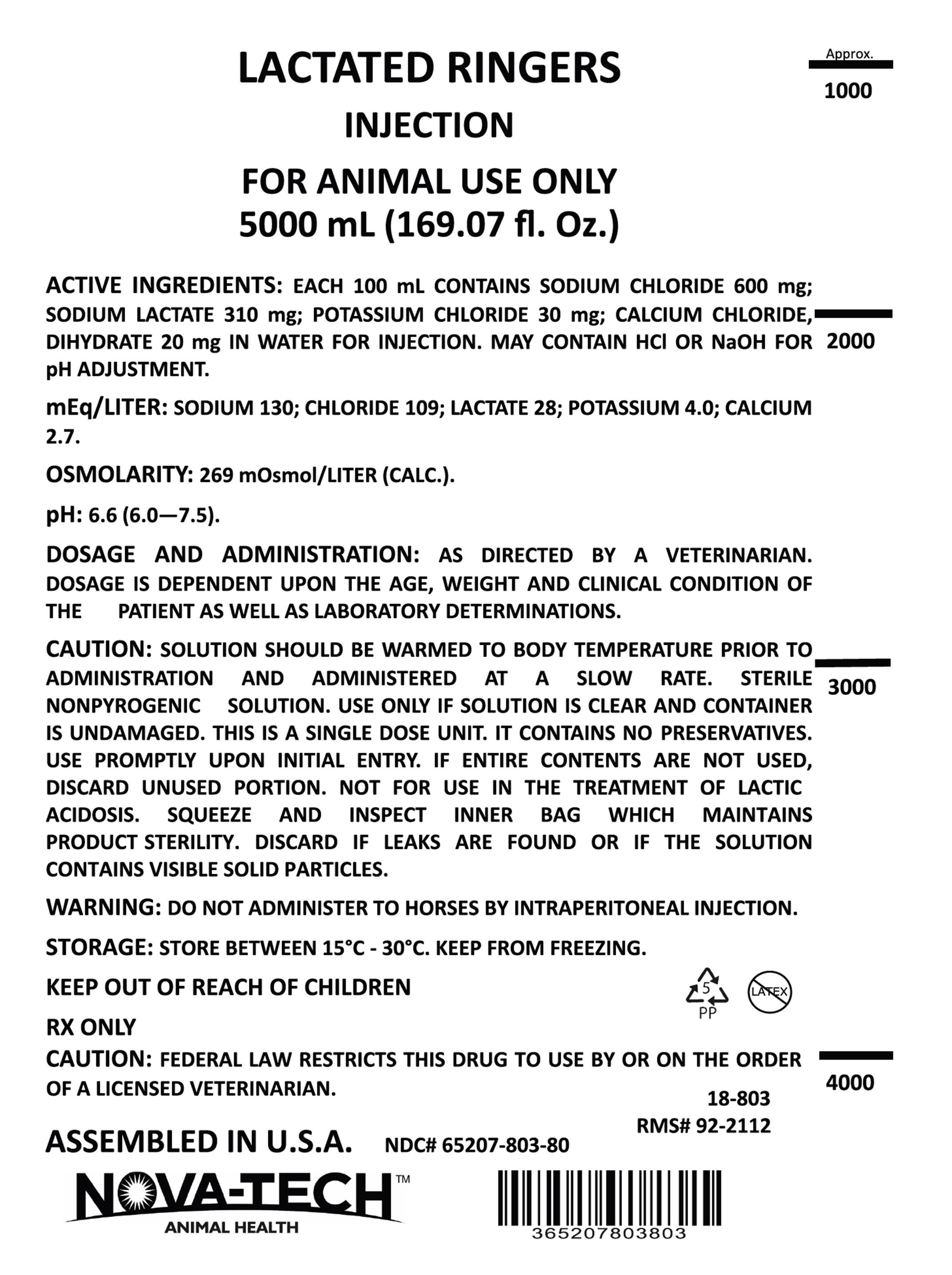 Lactated Ringers by Nova-Tech, Inc. Lactated Ringers