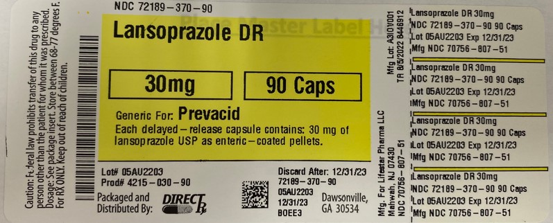 LANSOPRAZOLE DR capsule, delayed release