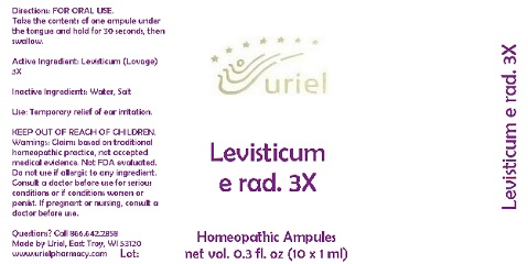 LEVISTICUM E RAD. 3 liquid