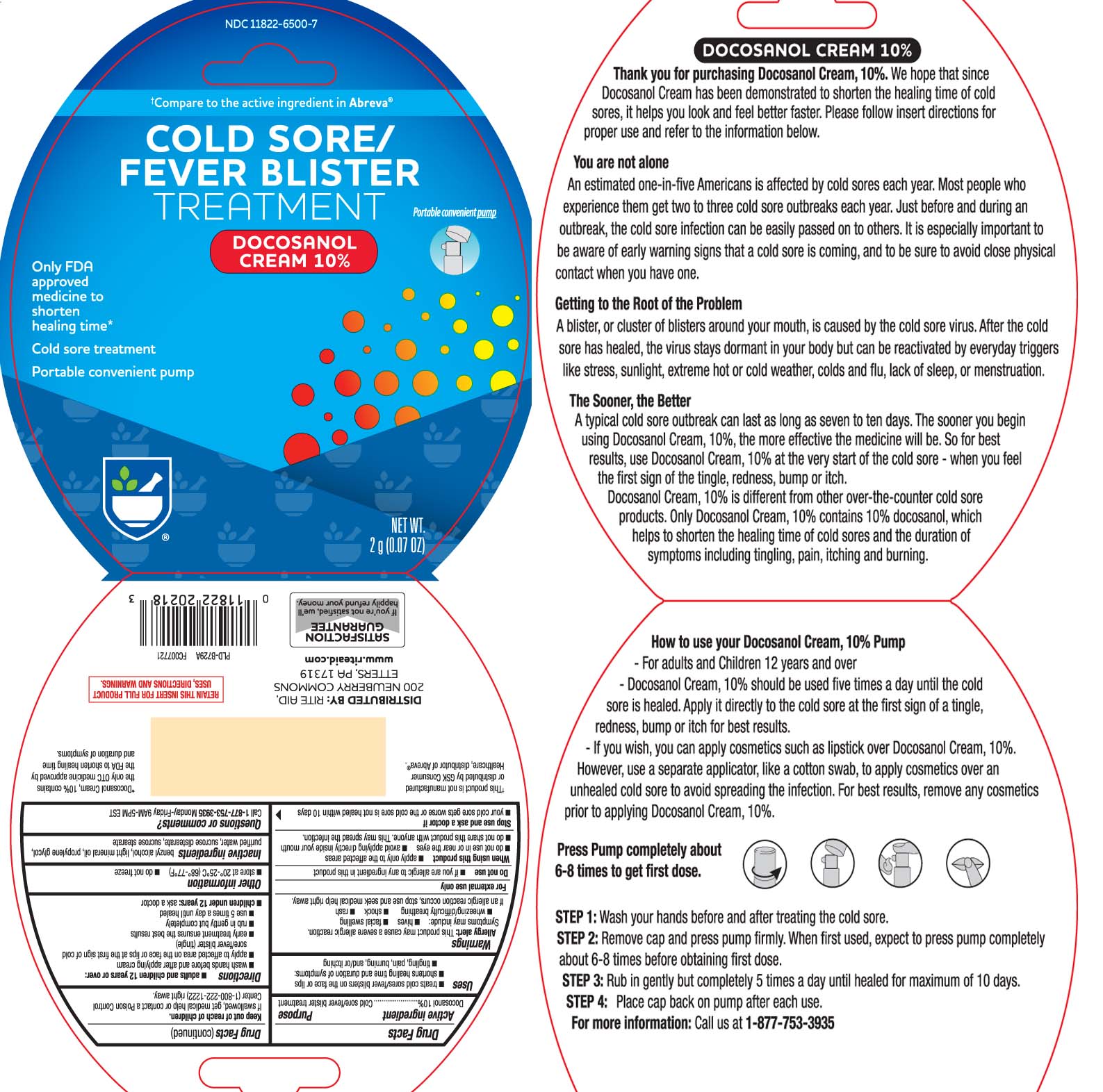 COLD SORE FEVER BLISTER TREATMENT- docosanol cream