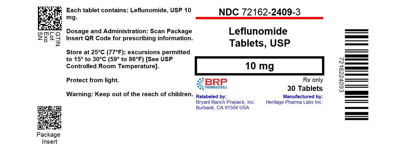 leflunomide by Bryant Ranch Prepack LEFLUNOMIDE tablet