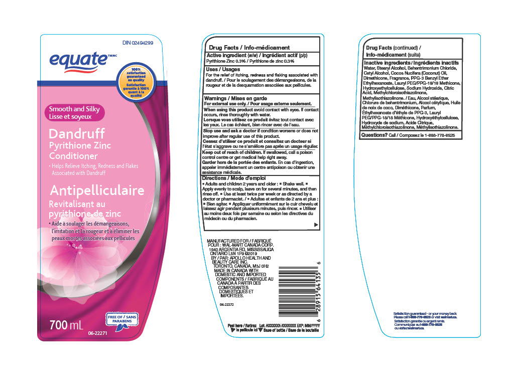EQUATE- pyrithione zinc shampoo