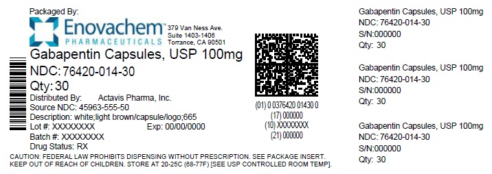 Gabapentin by Asclemed USA, Inc. / ASCLEMED USA INC. DBA ENOVACHEM ...