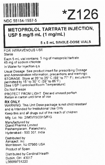 METOPROLOL TARTRATE injection, solution