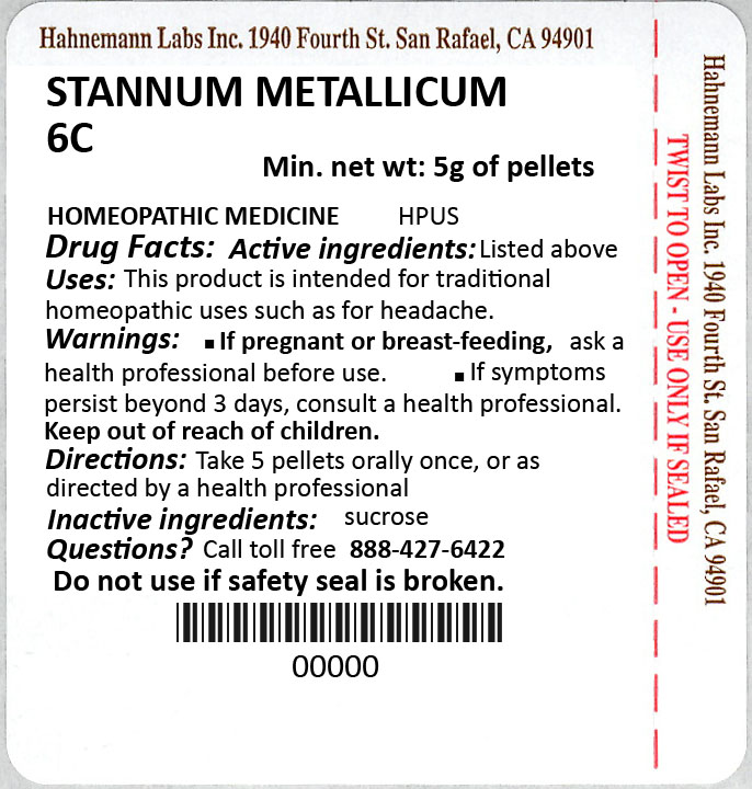 STANNUM METALLICUM pellet