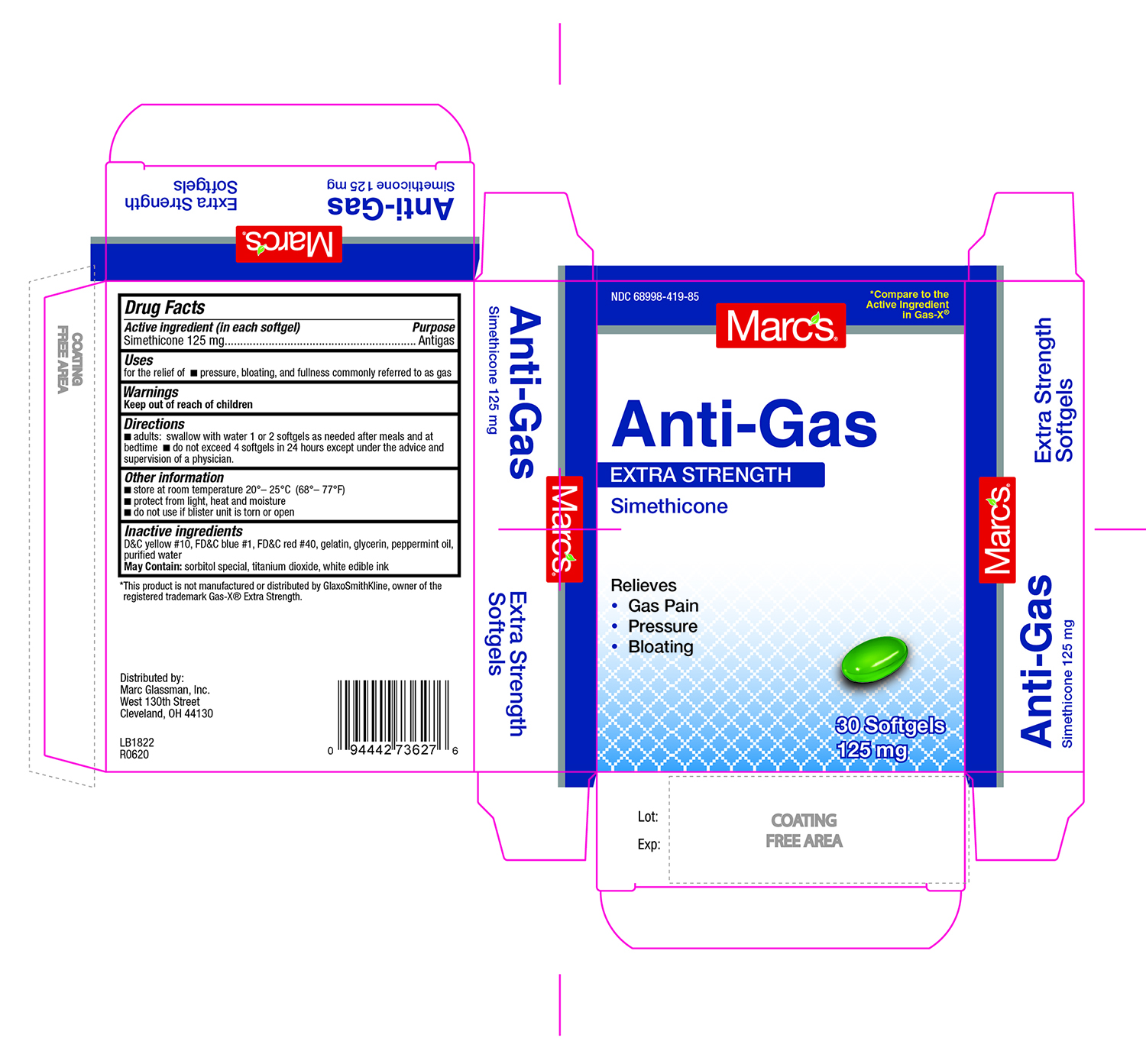 ANTI-GAS- simethicone capsule