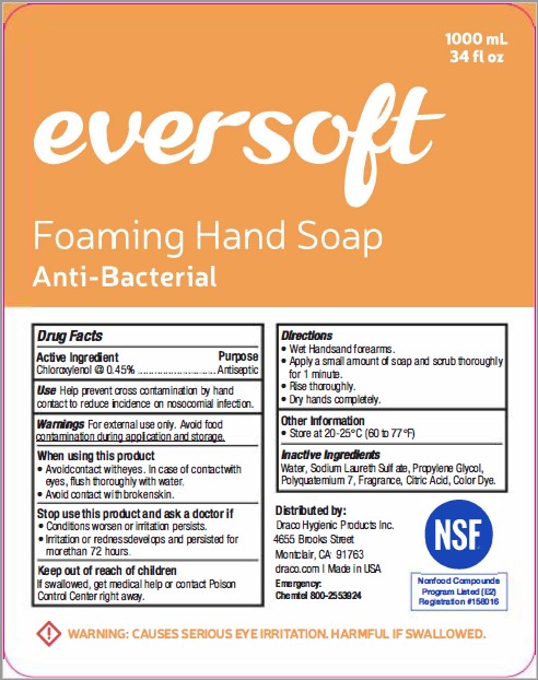 EVERSOFT FOAMING HAND ANTI-BACTERIAL- chloroxylenol soap