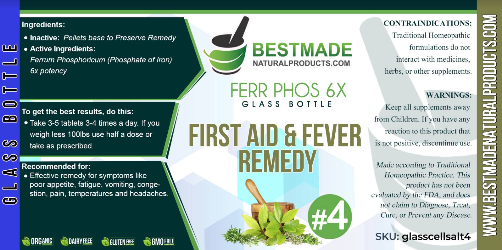 Bestmade Natural Products Ferr Phos by Bestmade Natural Products