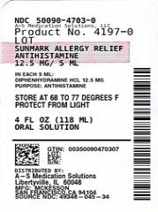 SUNMARK ALLERGY RELIEF ANTIHISTAMINE- diphenhydramine hydrochloride ...