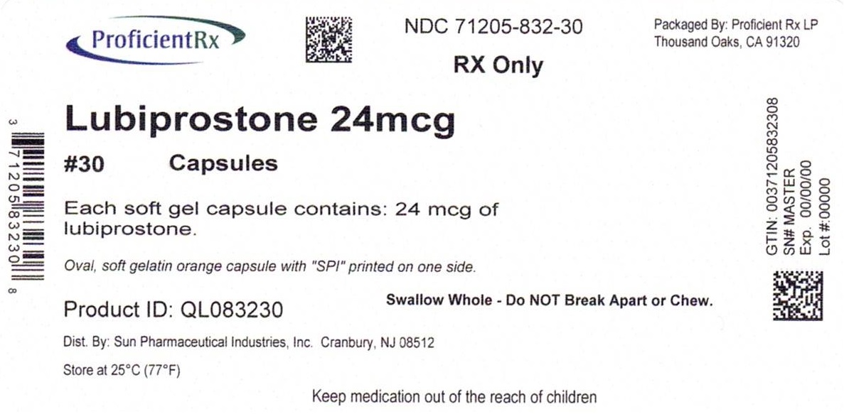 LUBIPROSTONE capsule, gelatin coated
