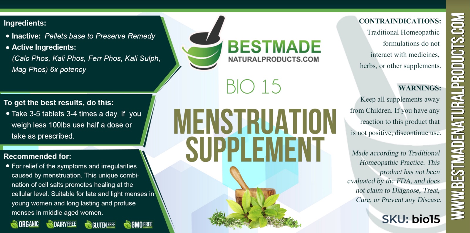 Bestamade Natural Products Bio15 by Bestmade Natural Products