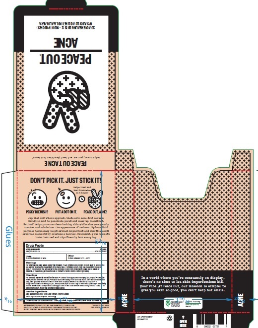 PEACE OUT ACNE- salicylic acid patch