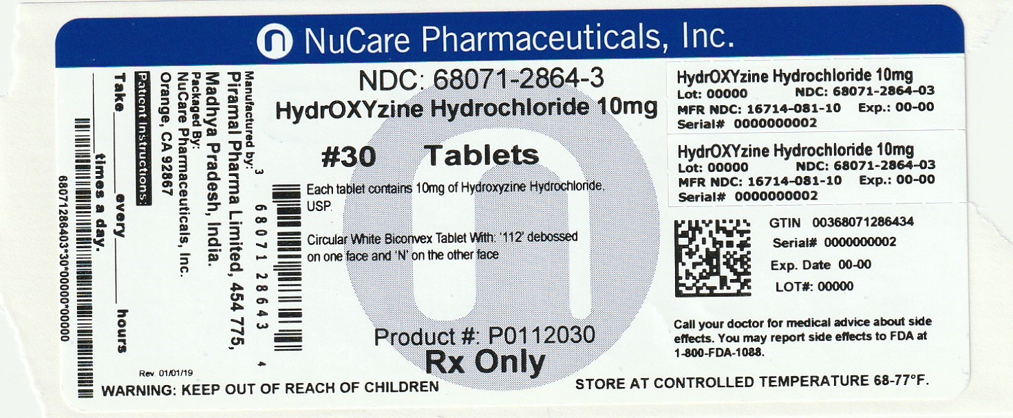 HYDROXYZINE HYDROCHLORIDE tablet