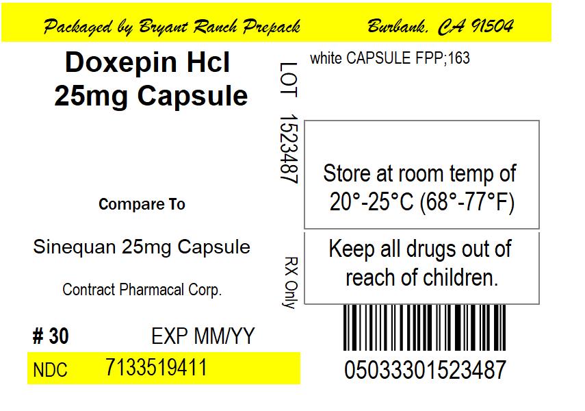 DOXEPIN HYDROCHLORIDE capsule