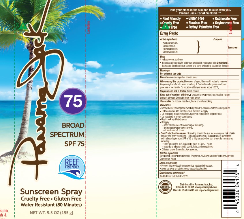 Panama Jack Broad Spectrum SPF 75 Sunscreen Spray