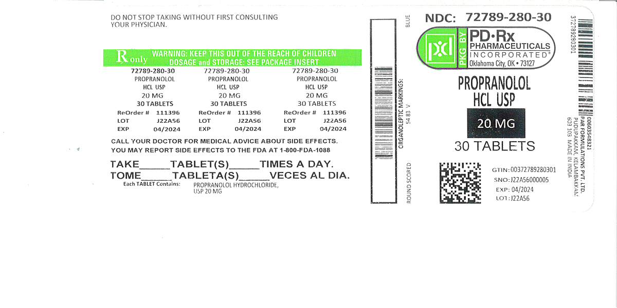 PROPRANOLOL HYDROCHLORIDE tablet