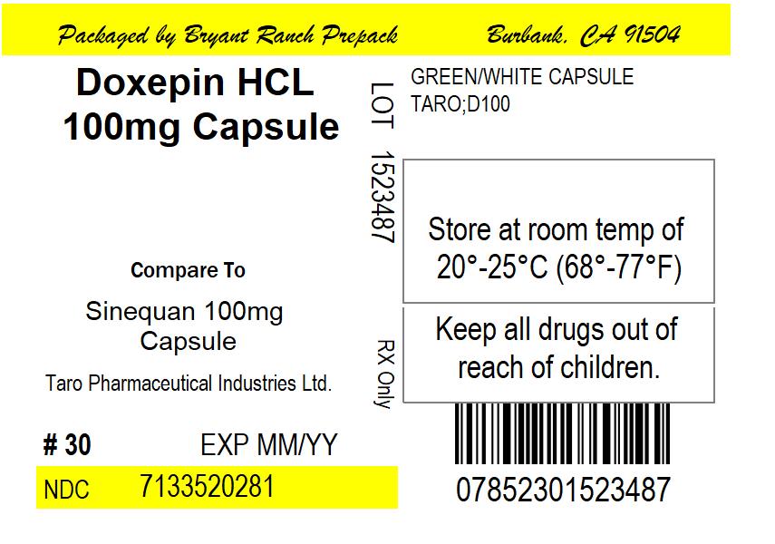 DOXEPIN HYDROCHLORIDE capsule