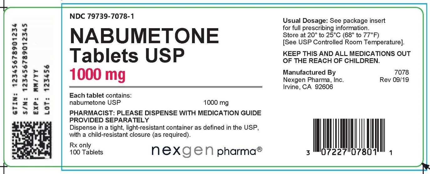 NABUMETONE 500 MG- nabumetone tablet, film coated NABUMETONE 750 MG ...