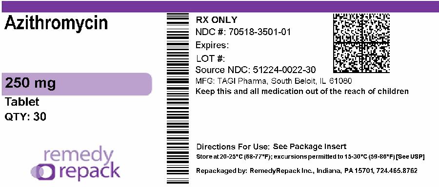 AZITHROMYCIN DIHYDRATE tablet, film coated
