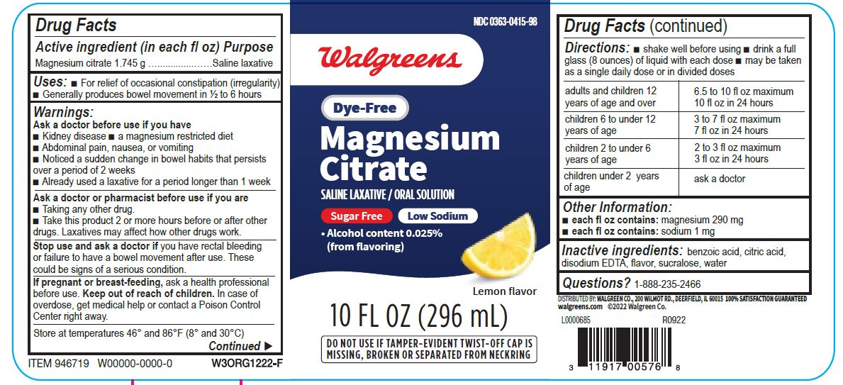 MAGNESIUM CITRATE liquid