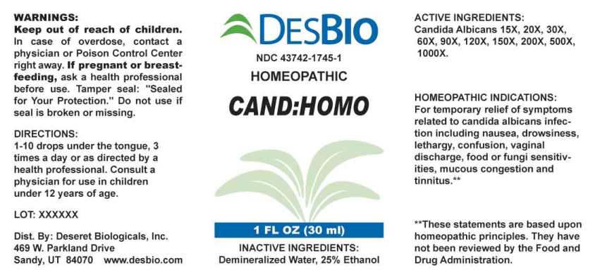CAND HOMO- candida albicans liquid