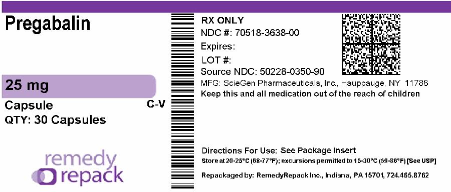 Pregabalin by REMEDYREPACK INC. PREGABALIN capsule