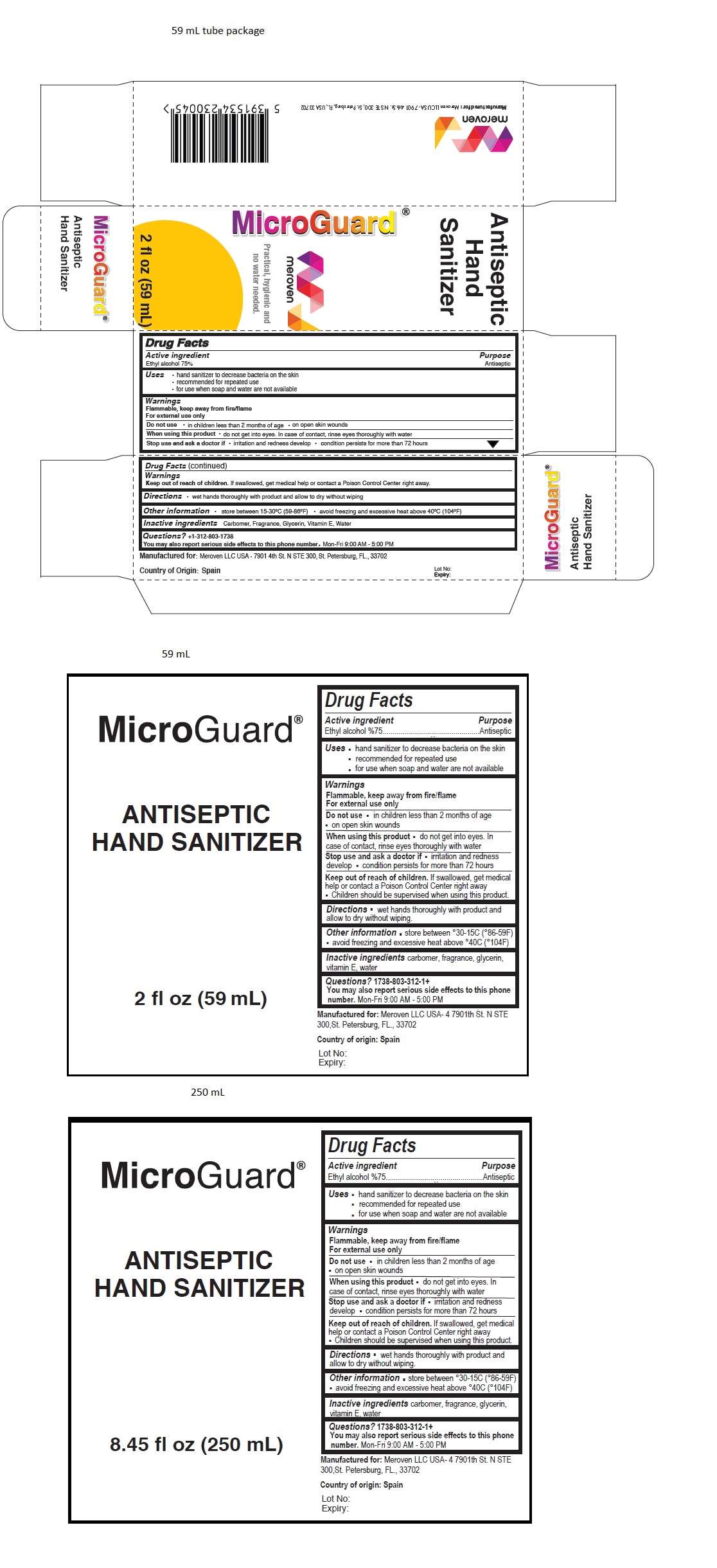 MICROGUARD ANTISEPTIC HAND SANITIZER- ethyl alcohol liquid
