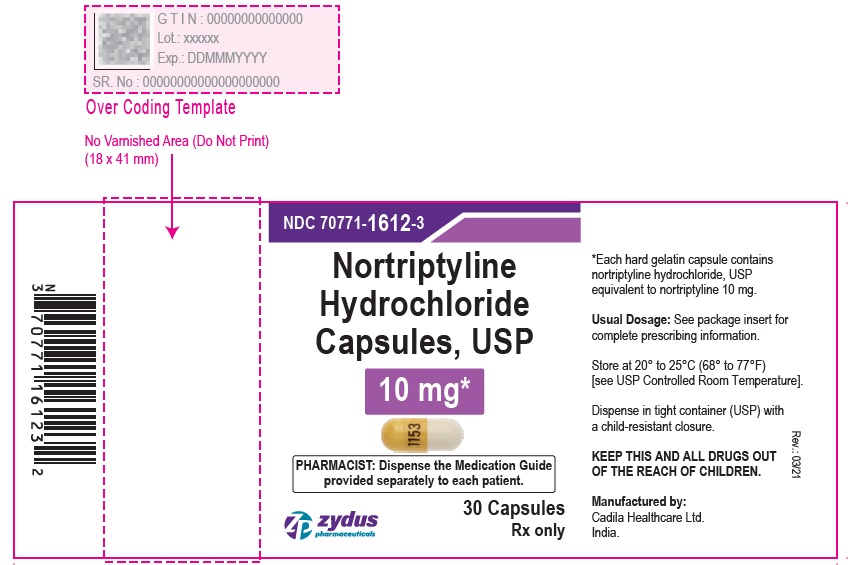 NORTRIPTYLINE HYDROCHLORIDE capsule