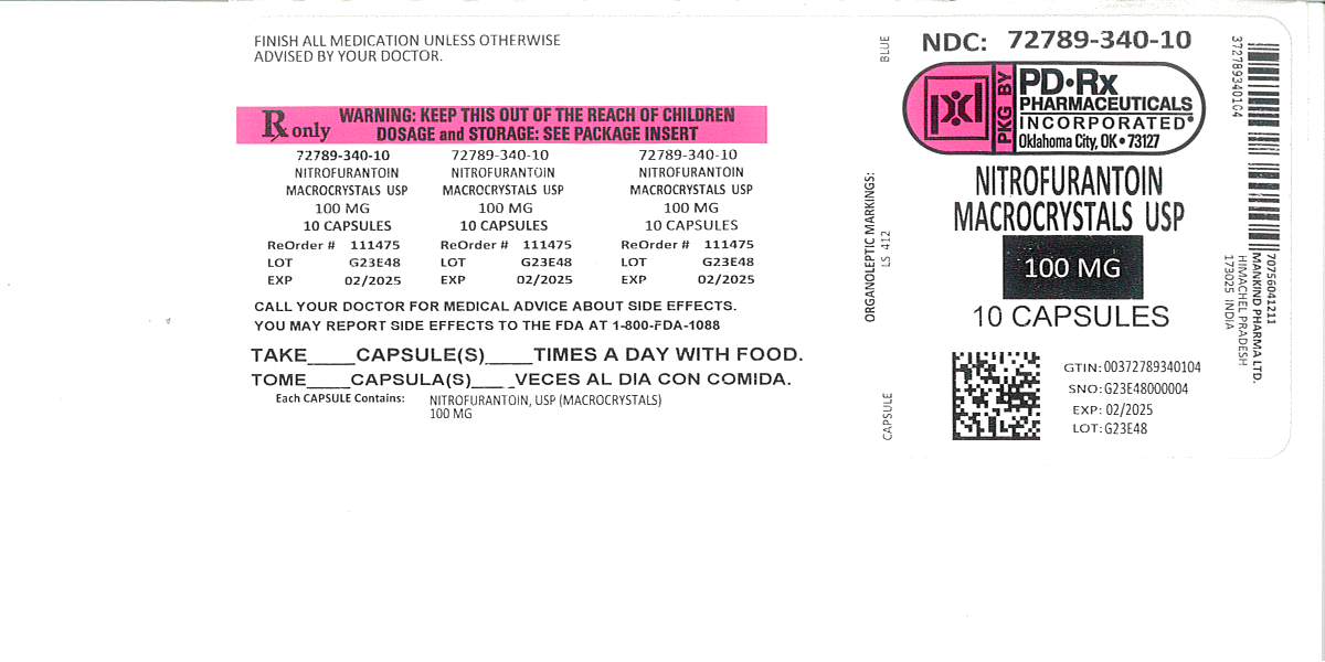 NITROFURANTOIN MACROCRYSTALS capsule