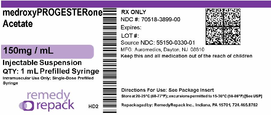 MEDROXYPROGESTERONE ACETATE injection, suspension