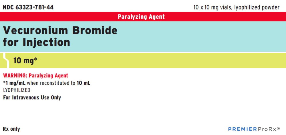 VECURONIUM BROMIDE injection, powder, lyophilized, for solution