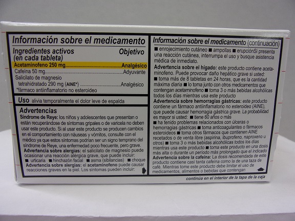 ZEE PAINAID BACK RELIEF FORMULA- magnesium salicyclate, acetaminophen ...