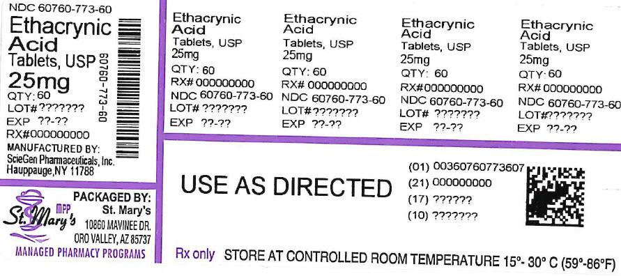 Ethacrynic Acid by ST. MARY'S MEDICAL PARK PHARMACY ETHACRYNIC ACID tablet