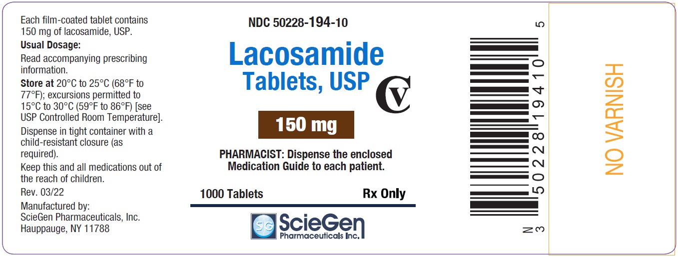 LACOSAMIDE tablet, film coated