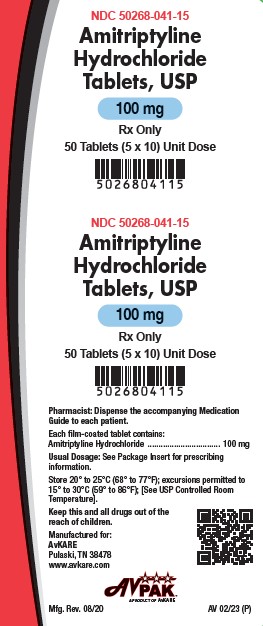 AMITRIPTYLINE HYDROCHLORIDE tablet, film coated