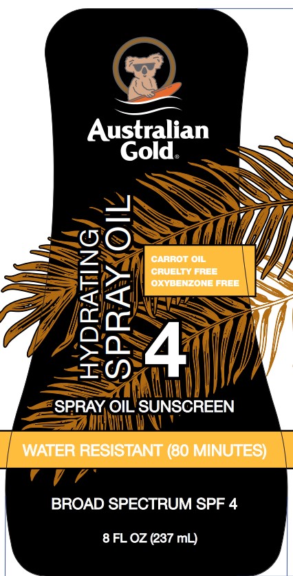 Australian Gold Spray Oil Sunscreen Broad Spectrum SPF 4