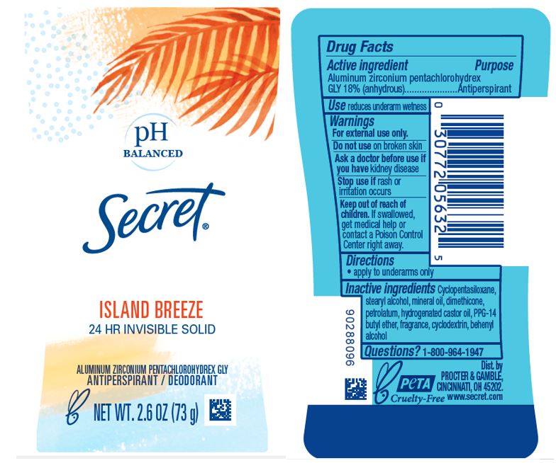 Secret ® INVISIBLE SOLID Island Breeze
