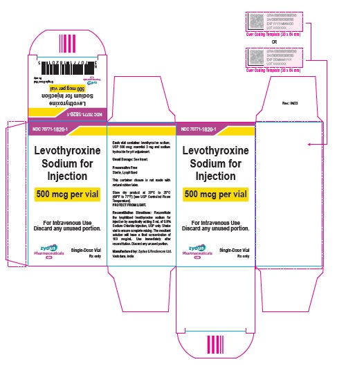 LEVOTHYROXINE SODIUM injection, powder, lyophilized, for solution